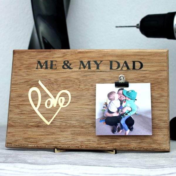 Me and My Dad Photo Plaque – MadeAt94