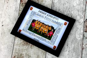 Personalised Football | Soccer Team Frame – MadeAt94