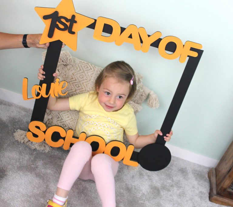 My 1st Day At School Selfie Frame – MadeAt94