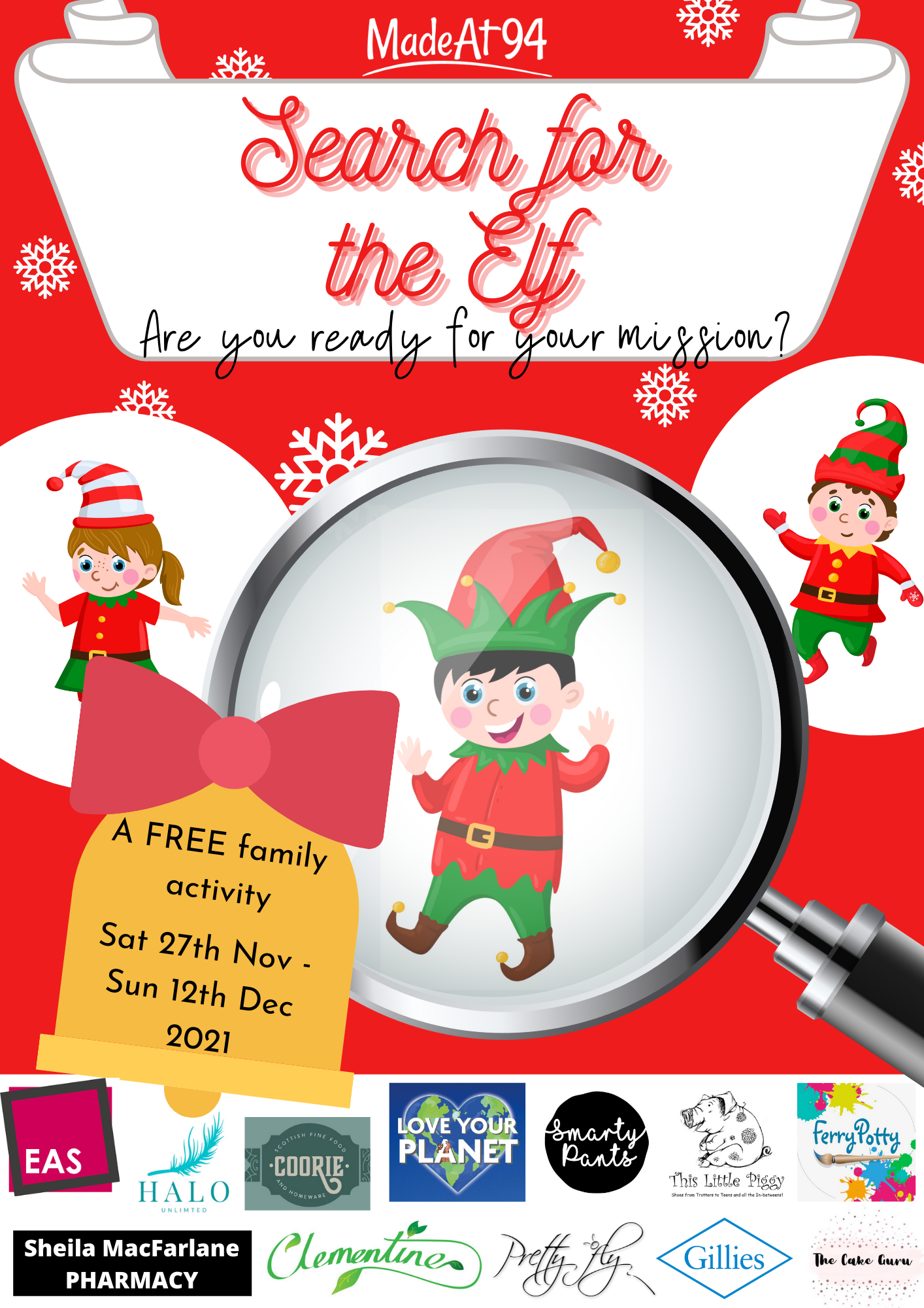 Search For The Elf – Secret Mission – MadeAt94